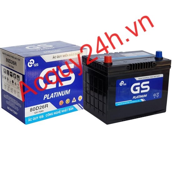 Ắc Quy GS MF 80D26R (12V - 70AH)